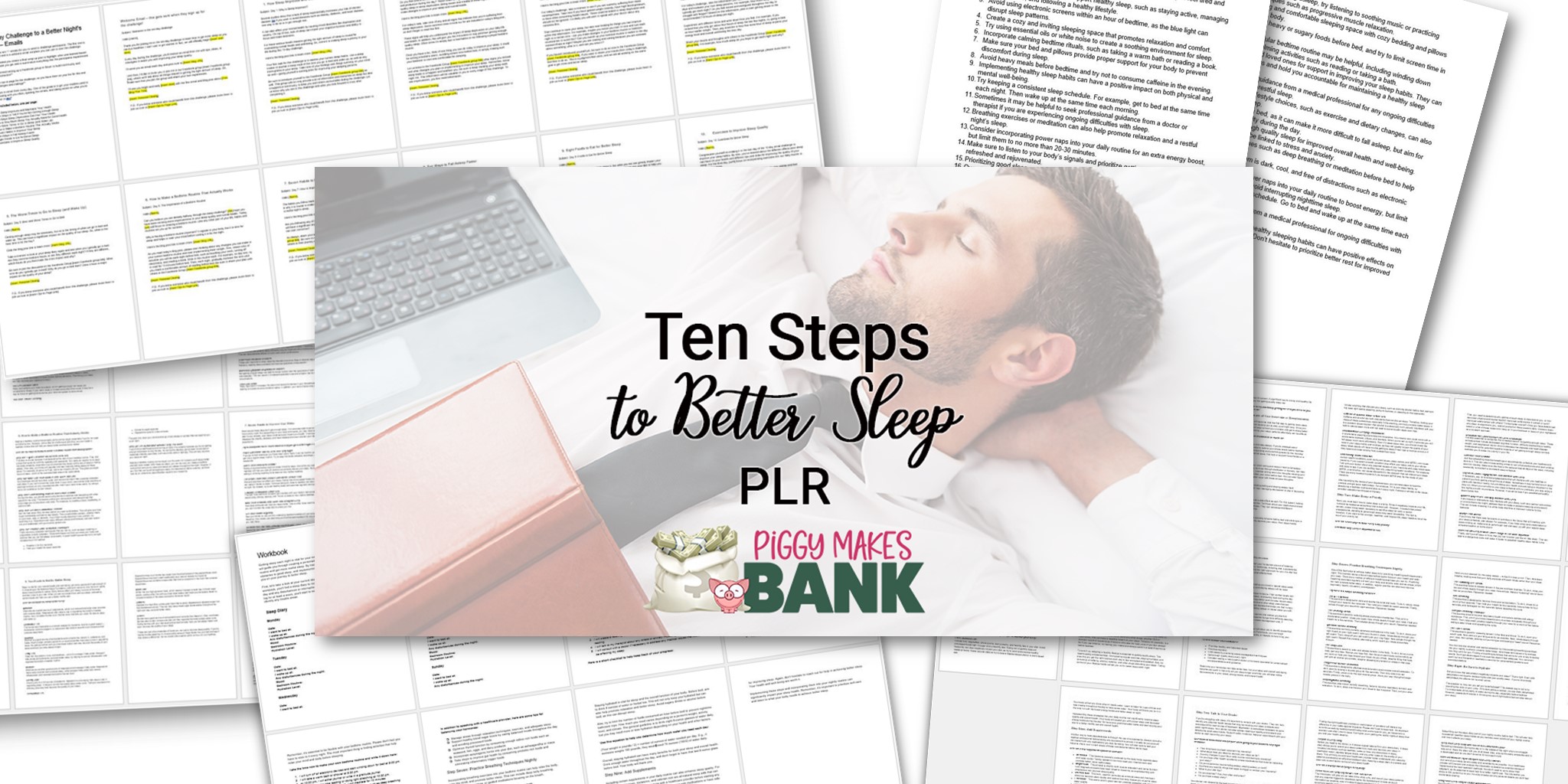 Ten Steps to Better Sleep - Piggy Makes Bank